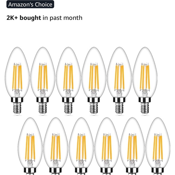Accents | E12 Candelabra Bulbs Dimmable Led 12 Pack | Poshmark
